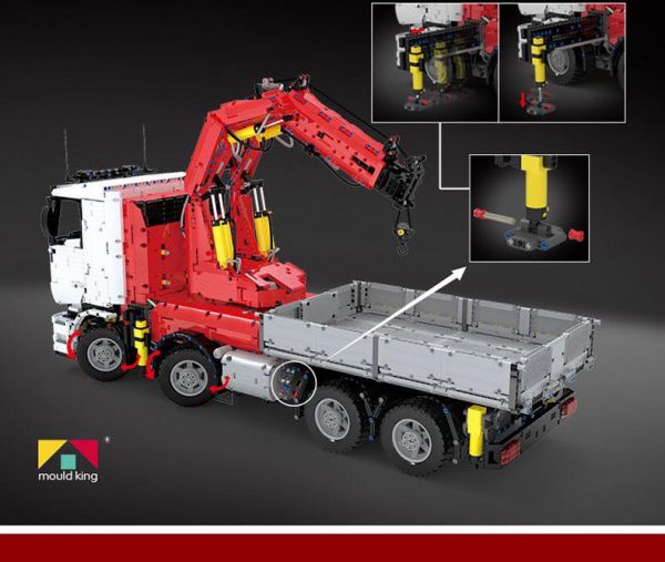 Mould king 19002 - Pneumatic Crane Truck Compatibel met LEGO® | Brixx Toys